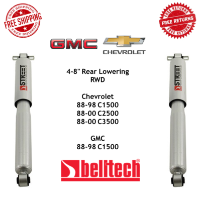 Belltech Street Shocks Pair For Chevrolet C1500 / 2500 / 3500 GMC C1500 ...