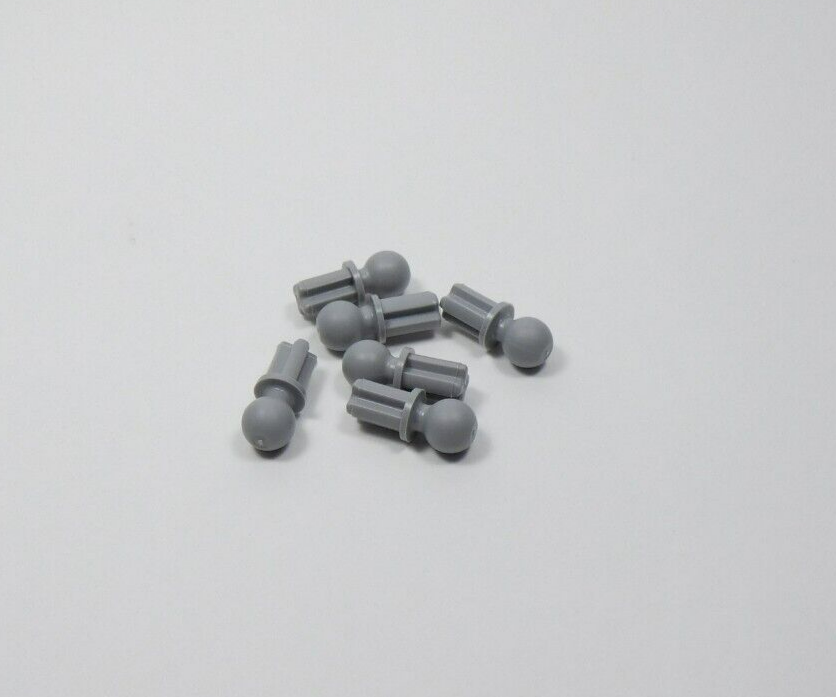 LEGO 6 Light Bluish Gray Technic Axles w/ Towball G7 | eBay