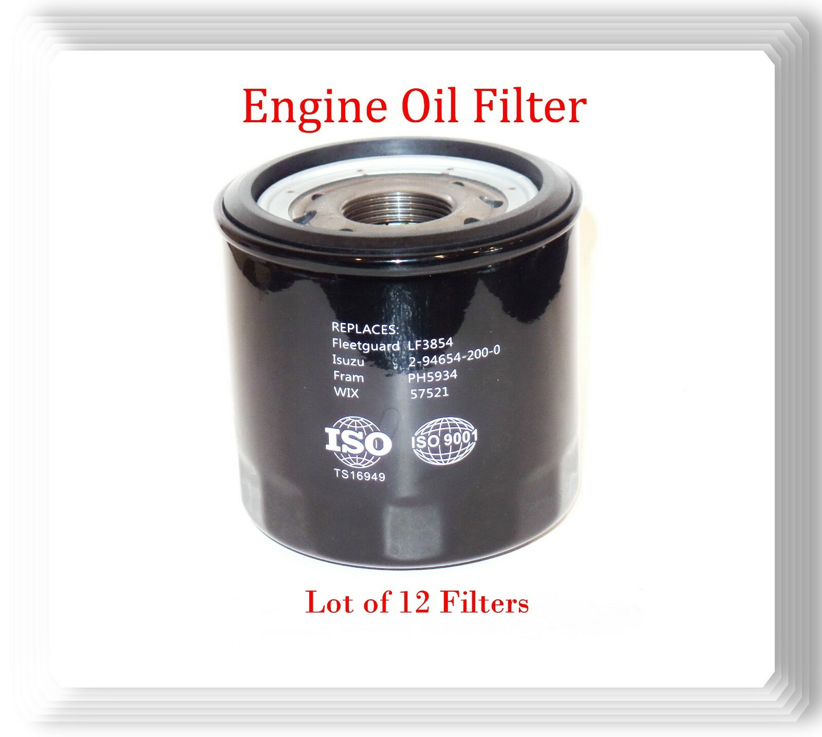 12x Engine Oil Filter LF3854 Fits OEM#2-94654-200-0Chevrolet GMC ISUZU ...