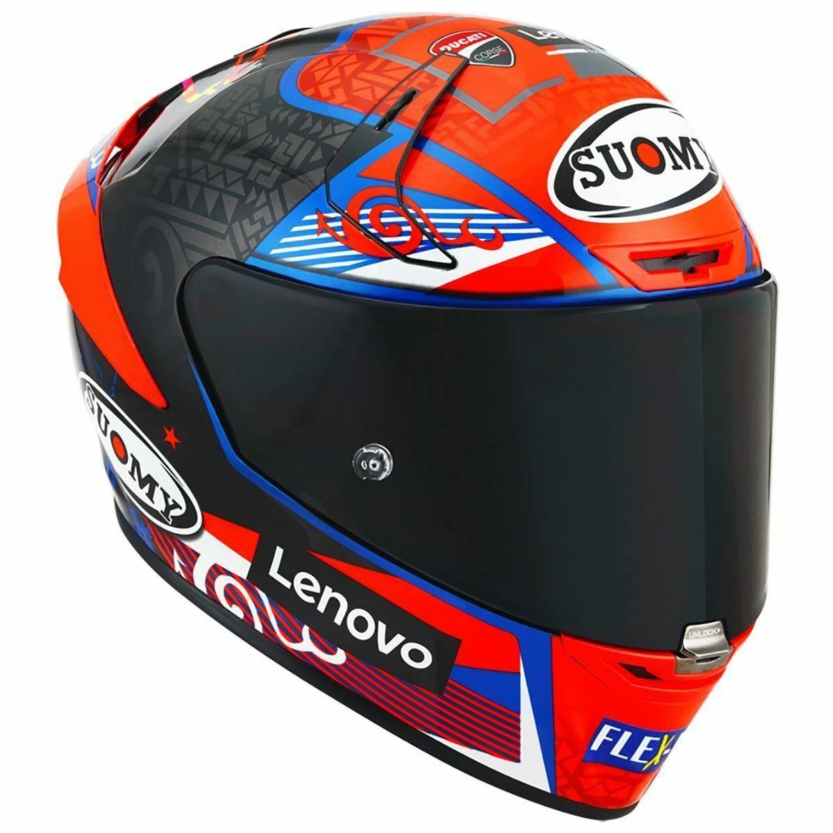 Suomy SR-GP Bagnaia Replica 2021 Helmet w/ Sponsor Logo - Large | eBay