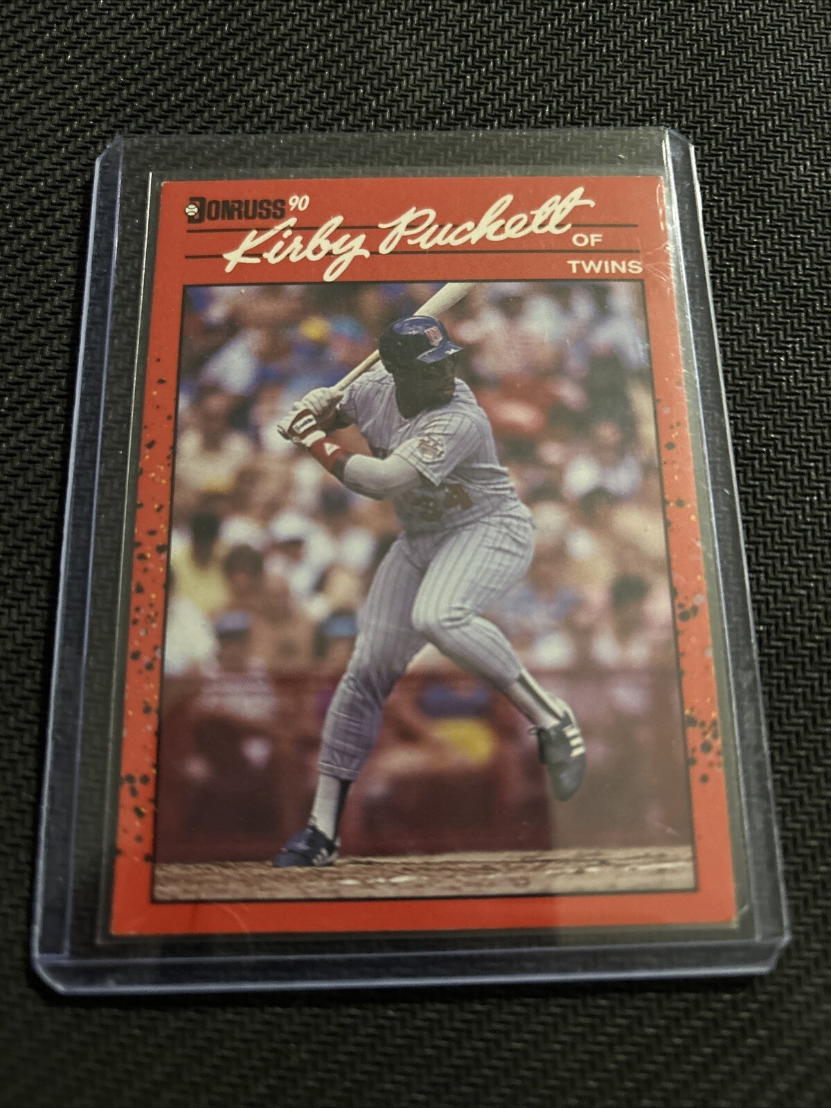1990 Donruss Kirby Puckett *ERROR CARD* Baseball No Dot INC #269 Rare ...