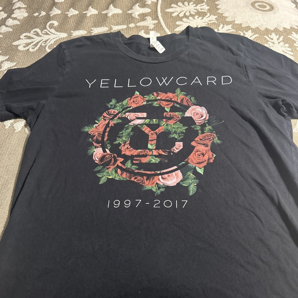 Vintage Yellowcard Band 1997-2017 Cotton Shirt Unisex Concert S to 5XL ...