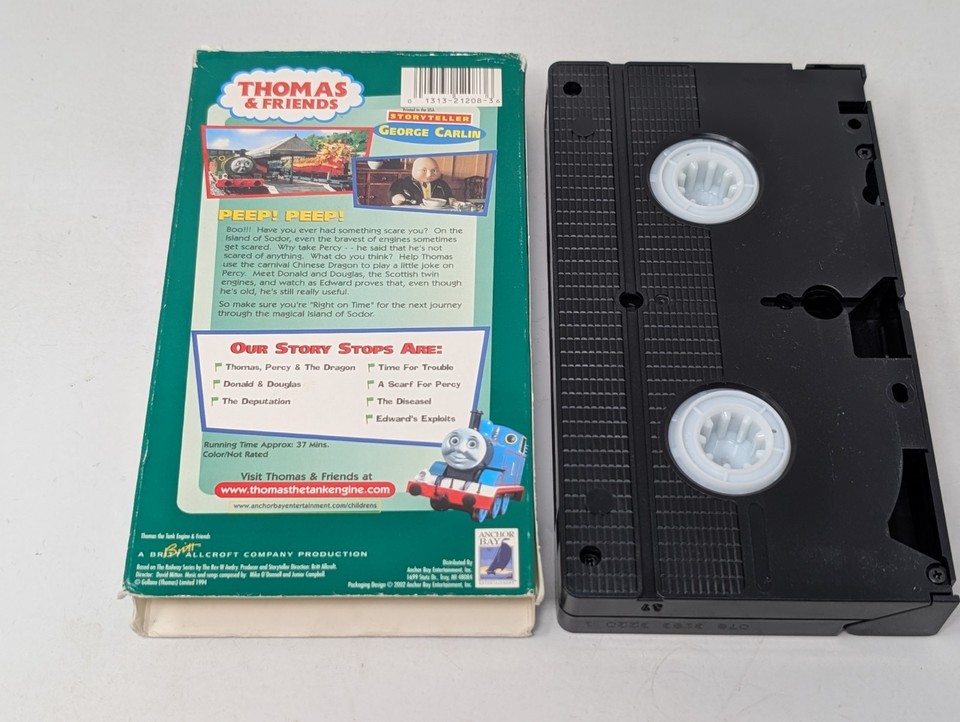 Thomas Tank Engine & Friends Percy & the Dragon VHS 1993 Video Tape ...