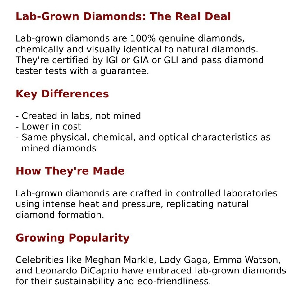 Engagement Ring Lab Grown Round Diamond 1.8 Carat IGI Certified 14k ...