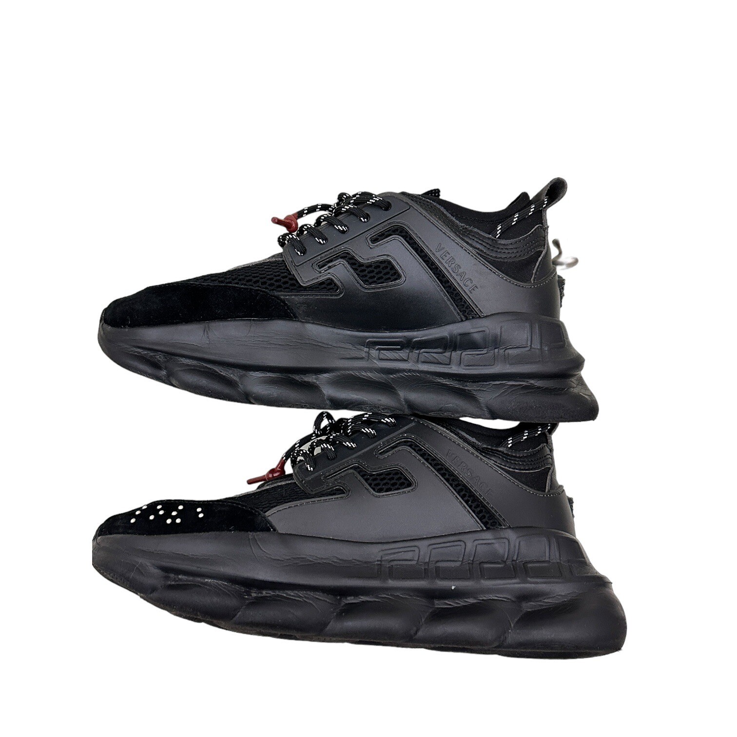 Versace Men’s Sneakers Chain Reaction Black Size 45/1… - Gem