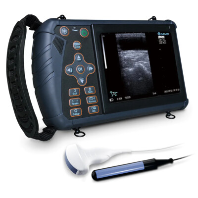 DAWEI Professional Veterinary Ultrasound Machine with Rectal probe ...