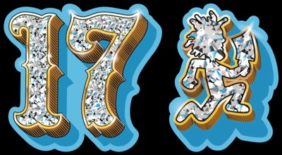 DIAMOND HATCHETMAN OR 17 VINYL STICKER ICP INSANE CLOWN POSSE TWIZTID ...