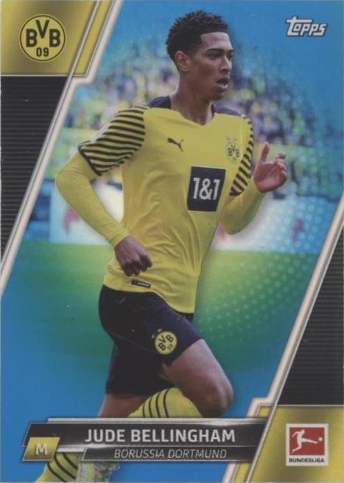 2021-22 Topps Bundesliga - Jude Bellingham #54 Blue Foil /99 for sale ...