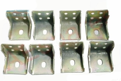 Willys Frame Outrigger Bracket 8pc. For 41-66 MB GPW CJ 2A 3A 3B M38 ...