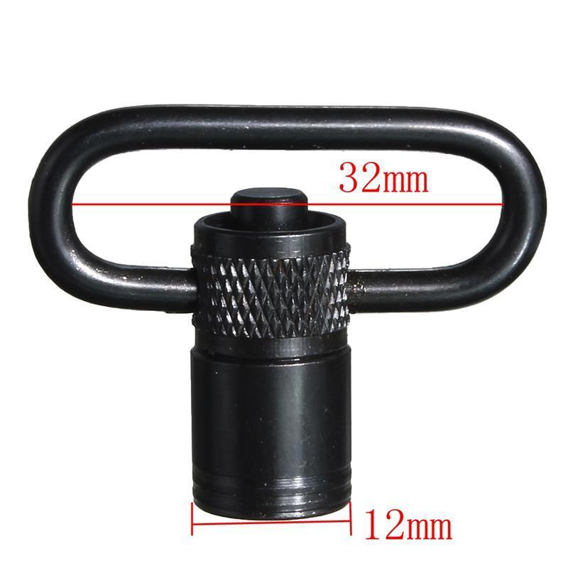 Tactical Push Button Sling Swivel Mount QD Loop Sling Adapter For Rifle ...