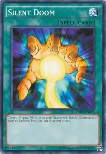 A820 YUGIOH SPELL CARD SILENT DOOM LDK2-ENK25 | eBay