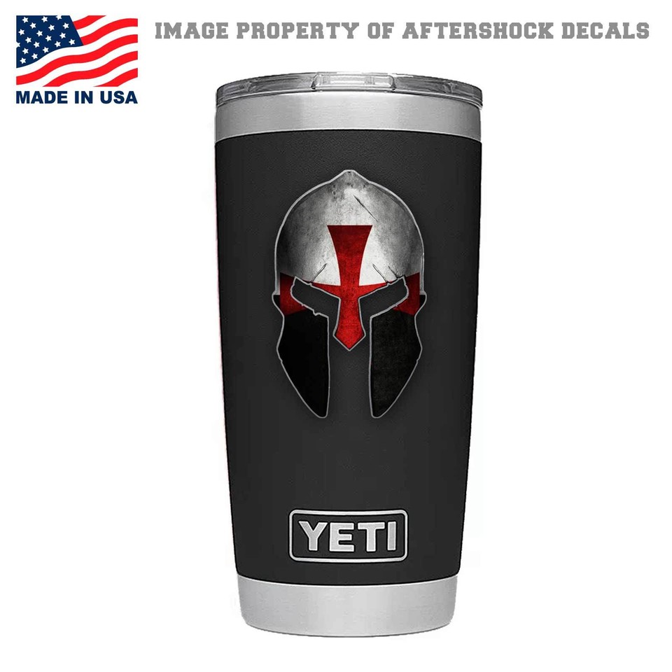 Knights of Templar Spartan Helmet Legendary Christian Warfare Decal ...