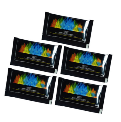 Fire Color Changing Powder 5Pcs Fire Color Changing Packets For Camping ...