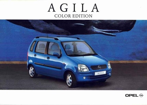 Catalogue Brochure Opel Agila Color Edition 05/2001 Allemagne | eBay