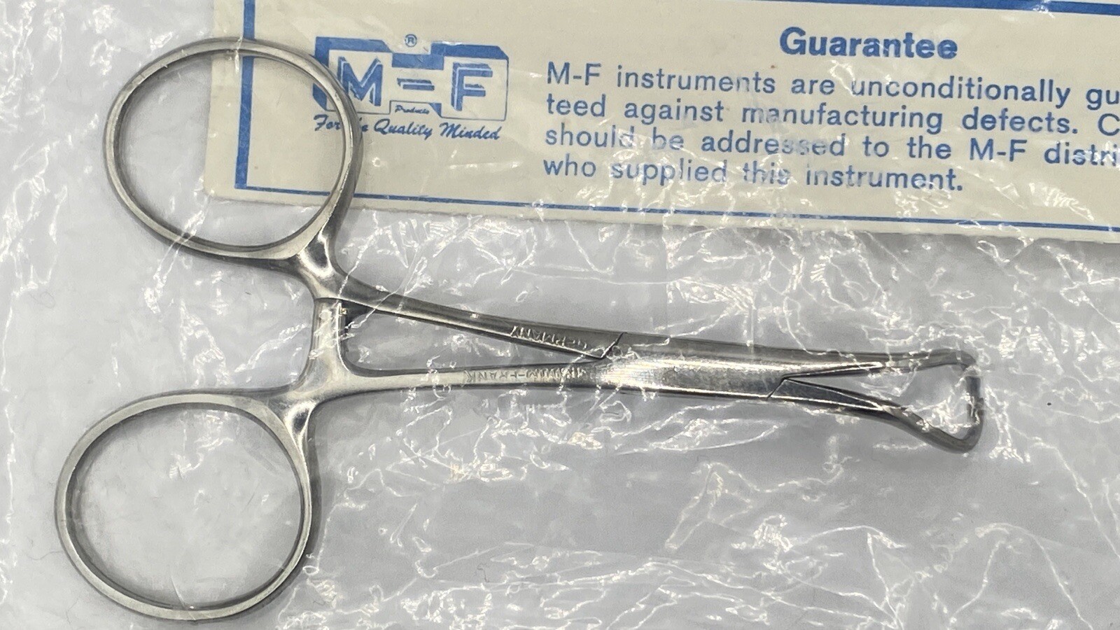 A010 GM-F MISDOM FRANK STAINLESS BACKHAUS TOWEL FORCEPS HEMOSTATS ...