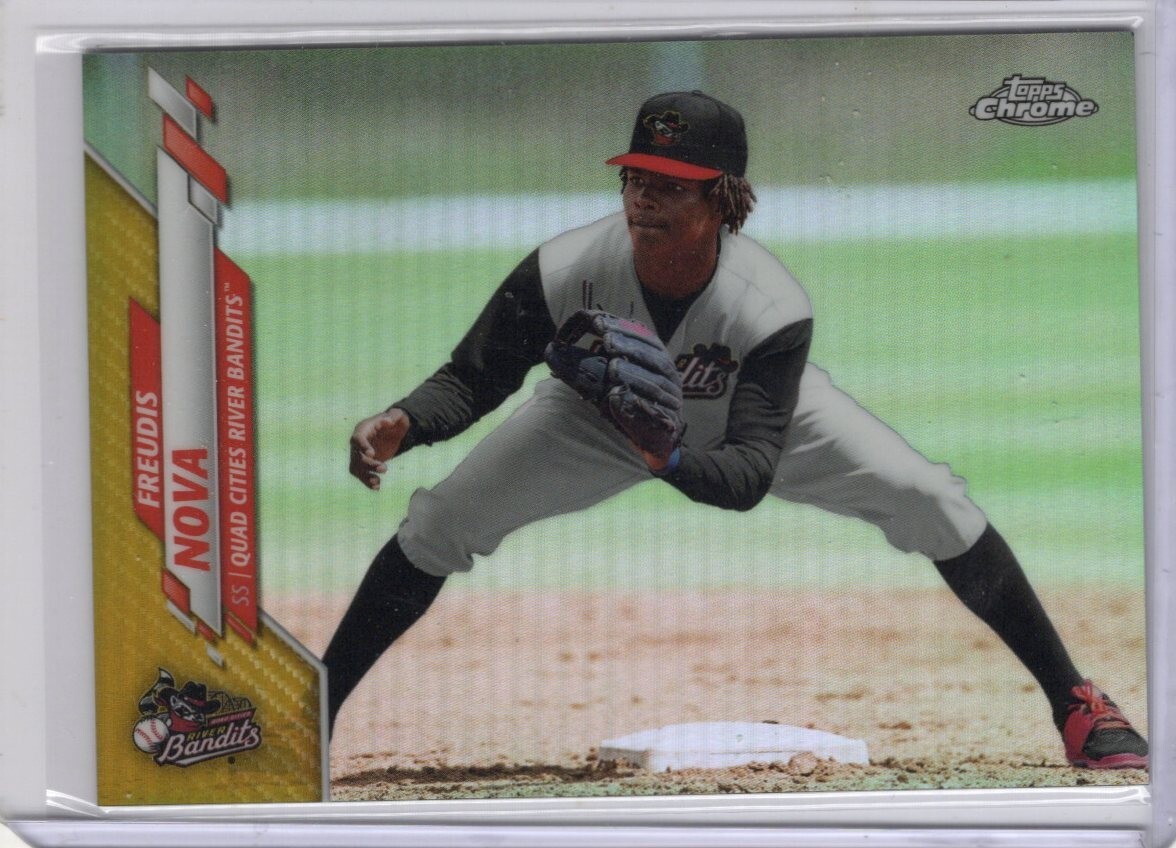 Freudis Nova Gold Refractor 31/75 2020 Topps Chrome Pro Debut #140 | eBay