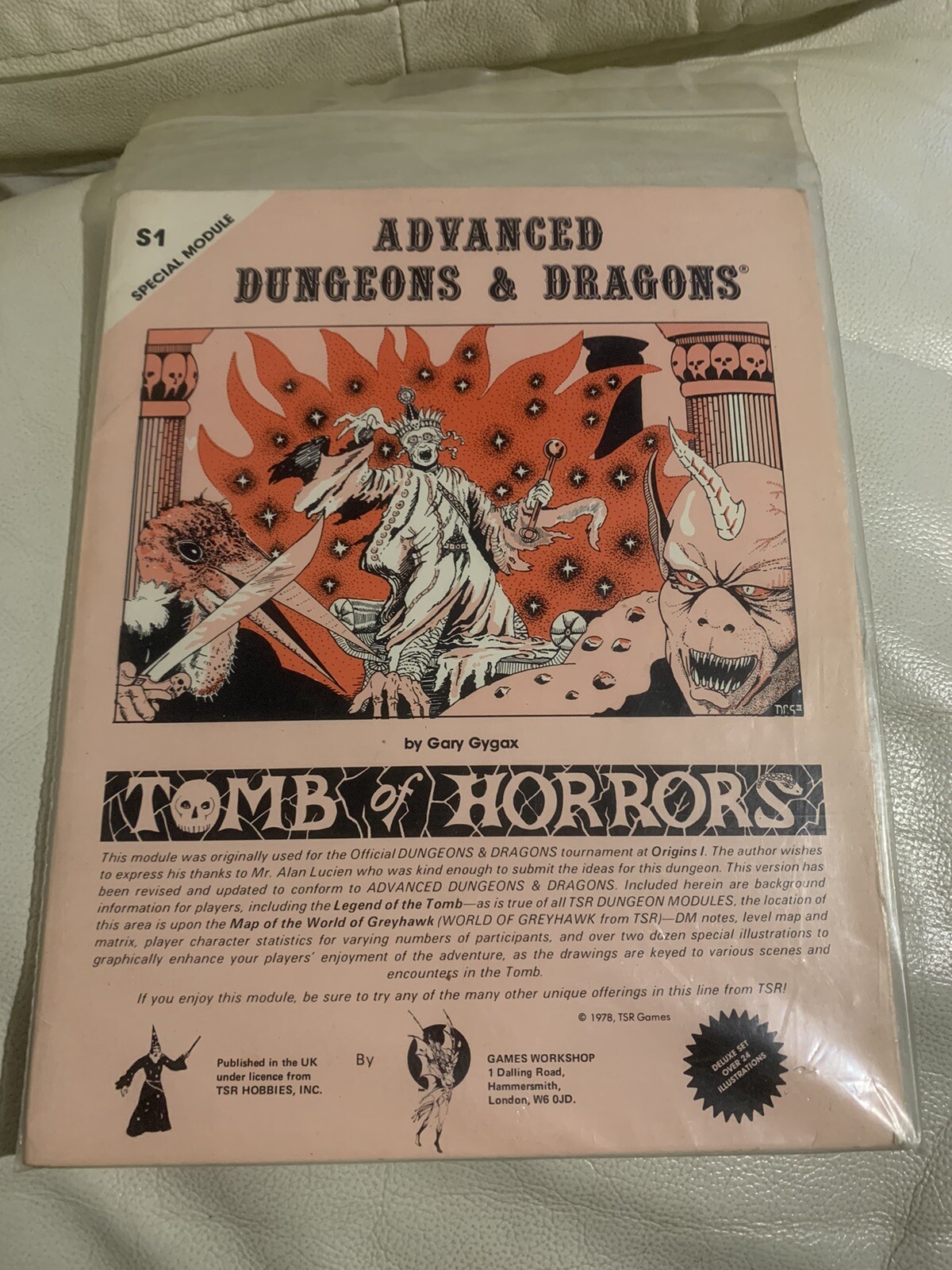 Dungeons & Dragons Vintage Advanced Special Module Tomb Of Horrors ...