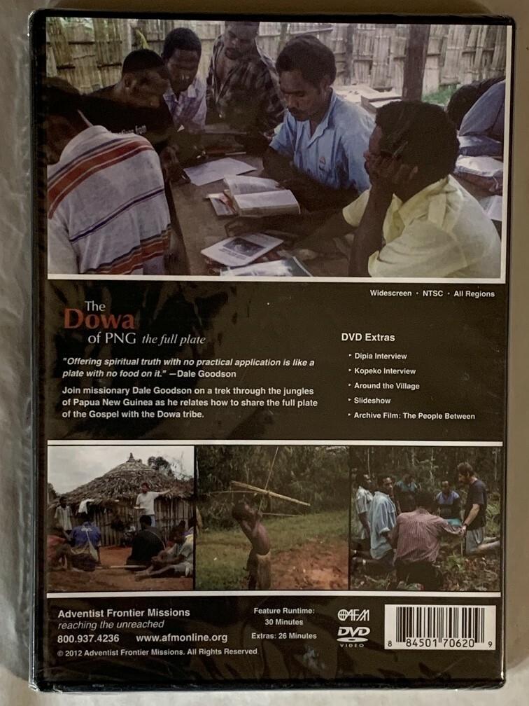 NEW Dowa of PNG Seventh Day Adventist DVD 884501706209 Papua New Guinea ...