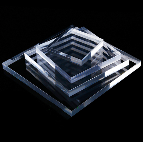 Transparent Acrylic Square Display Stand Counter Retail Riser Jewelery ...