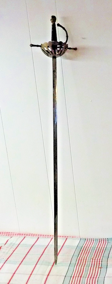 Fencing Spanish Style Musketeer Rapier 44 inch Blade Steel Sword | eBay