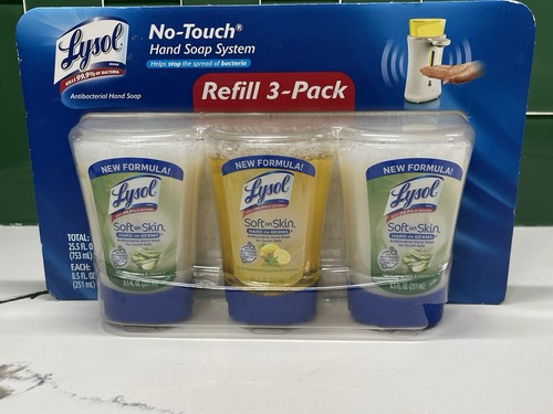 Lysol No Touch Hand Soap System Refill 3-Pack NEW OLD STOCK | eBay