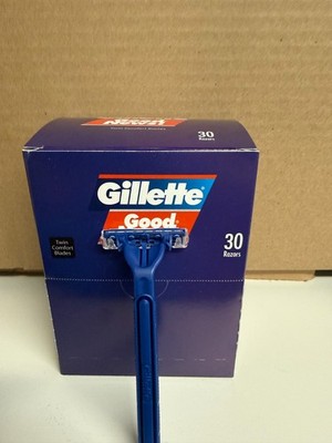 GILLETTE GOOD NEWS TWIN COMFORT BLADES DISPOSABLE RAZOR 30CT | eBay