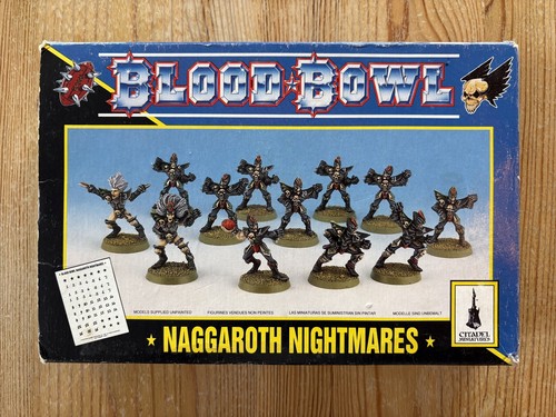 Games Workshop Blood Bowl Dark Elf Team Naggaroth Nightmares boxed ...