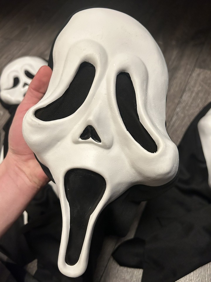 Scream 1996 Ghostface KNB Mask With Shroud | eBay