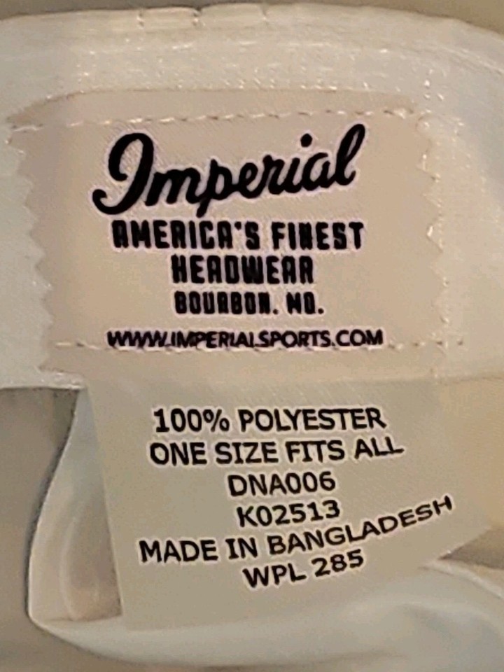 Trysting Tree Corvallis Oregon Golf Club Imperial Hat Cap White Shadow ...