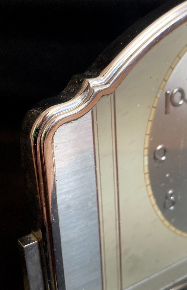 Original Vintage KIENZLE - DESK CLOCK - CHROME - ART DECO - DESIGN ...