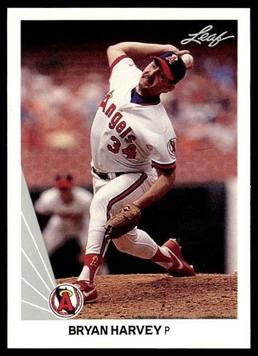 1990 Leaf Bryan Harvey California Angels #116 | eBay