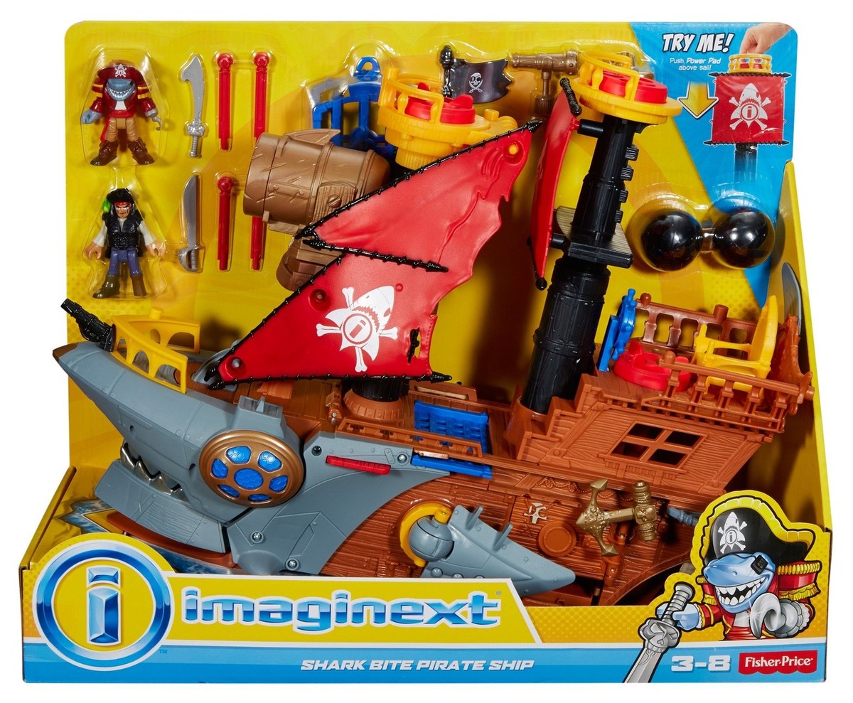 Imaginext Shark Ship Fisher Price Imaginext Shark Bite Pirate Ship