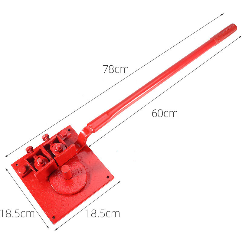 1-20mm Manual Steel Bender Machine Building Rebar Bar Bender Easy ...