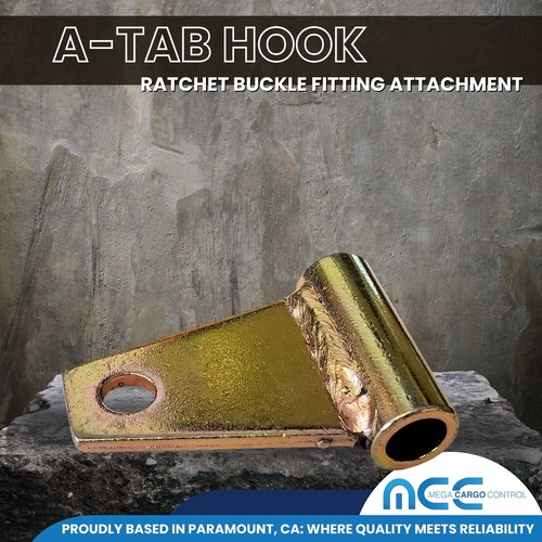 8 Pack A TAB Hook For Tie Down Strap Ratchet Buckle Secure Hook in Tow ...