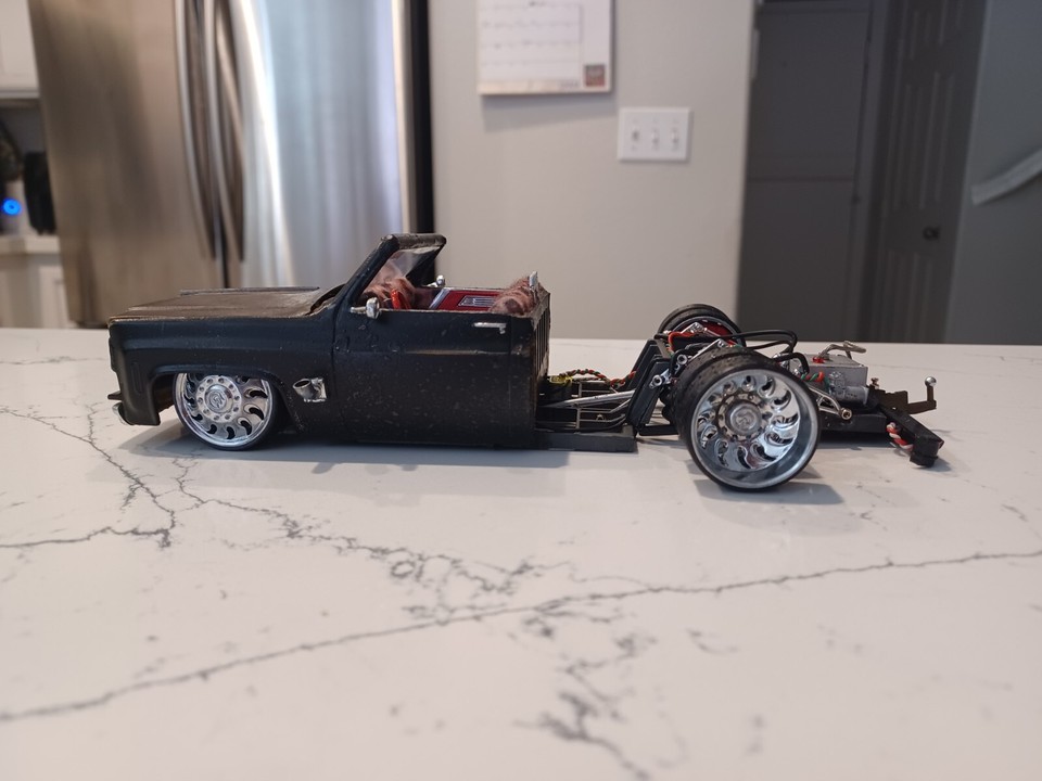 1/24 Custom Revell C10 Dually Doolly Model Kit Full Show Build Tons Of ...
