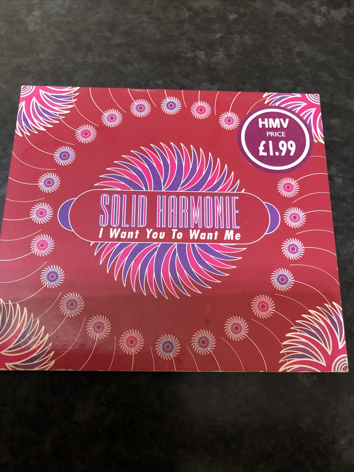 SOLID HARMONIE I Want You To Want Me CD European Jive 1997 4 Track ...
