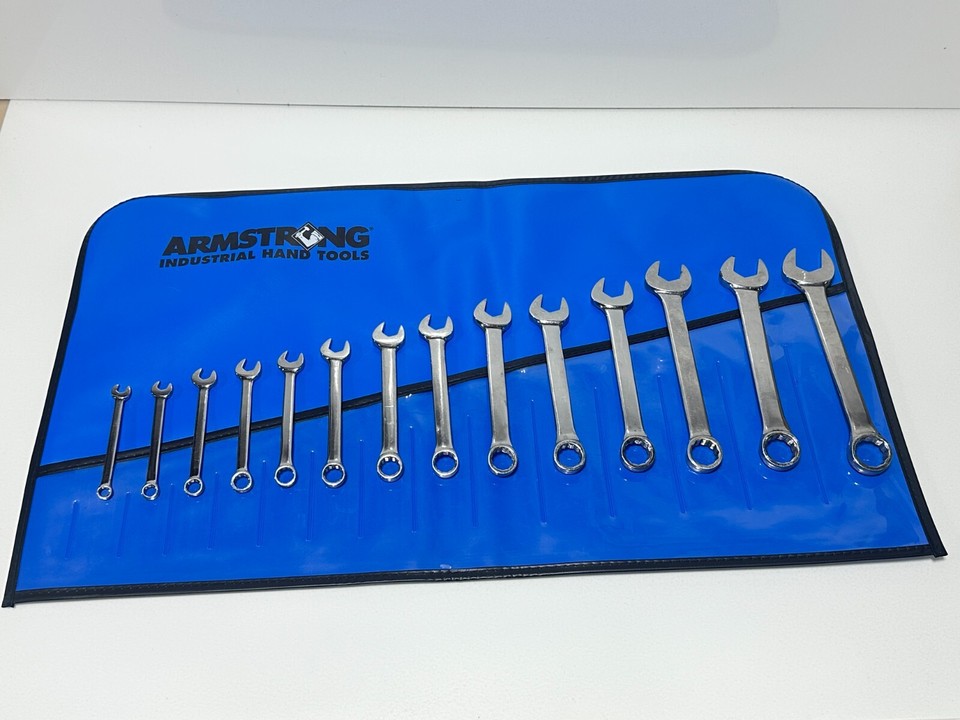 Matco Tools USA WC Series 14pc Metric 6-19mm Short Chrome Wrench Set ...