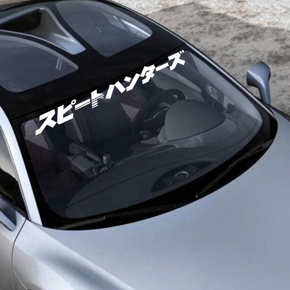 Car Windshield PVC Sticker Graphics Japanese Style Window Door Hood ...