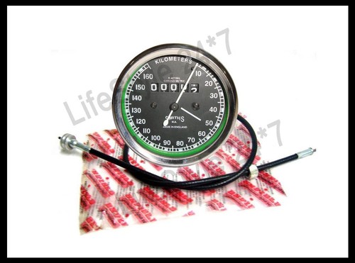 Smiths Speedo 0-160 KMPH With Royal Enfield Speedometer Cable | eBay ...