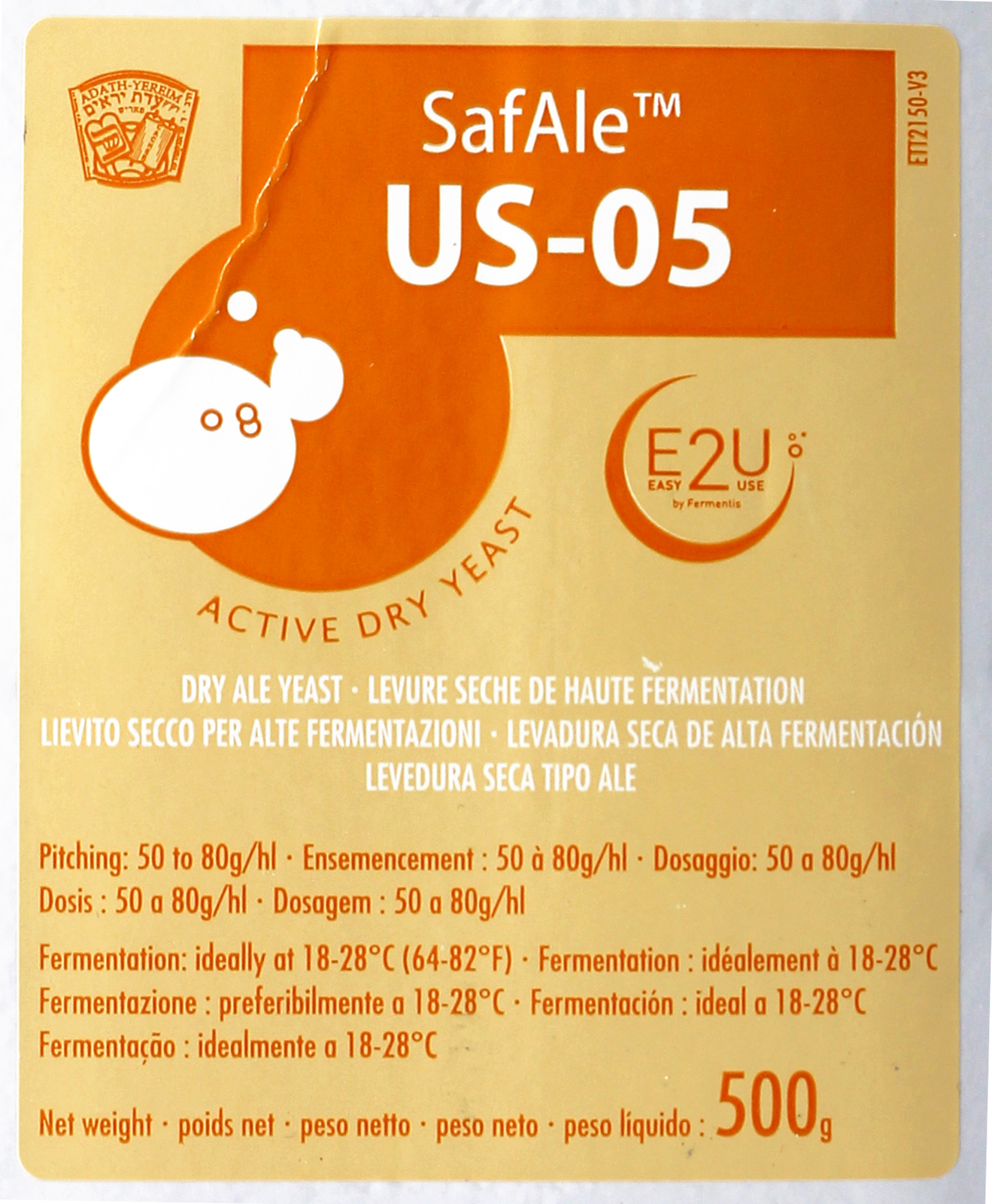 Safale US-05 Beer Yeast - 500 Gram Package (1.1 lb.) | eBay