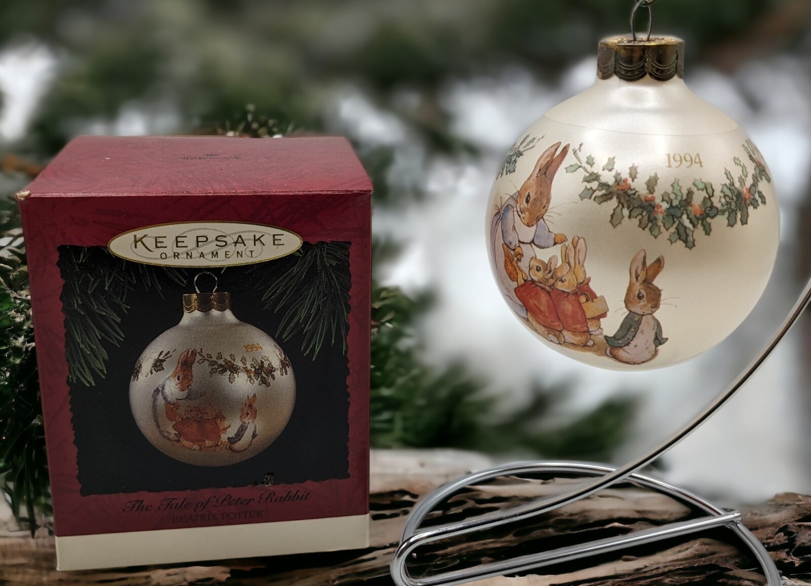 Hallmark The Tale of Peter Rabbit Christmas Ornament 1994 for sale ...
