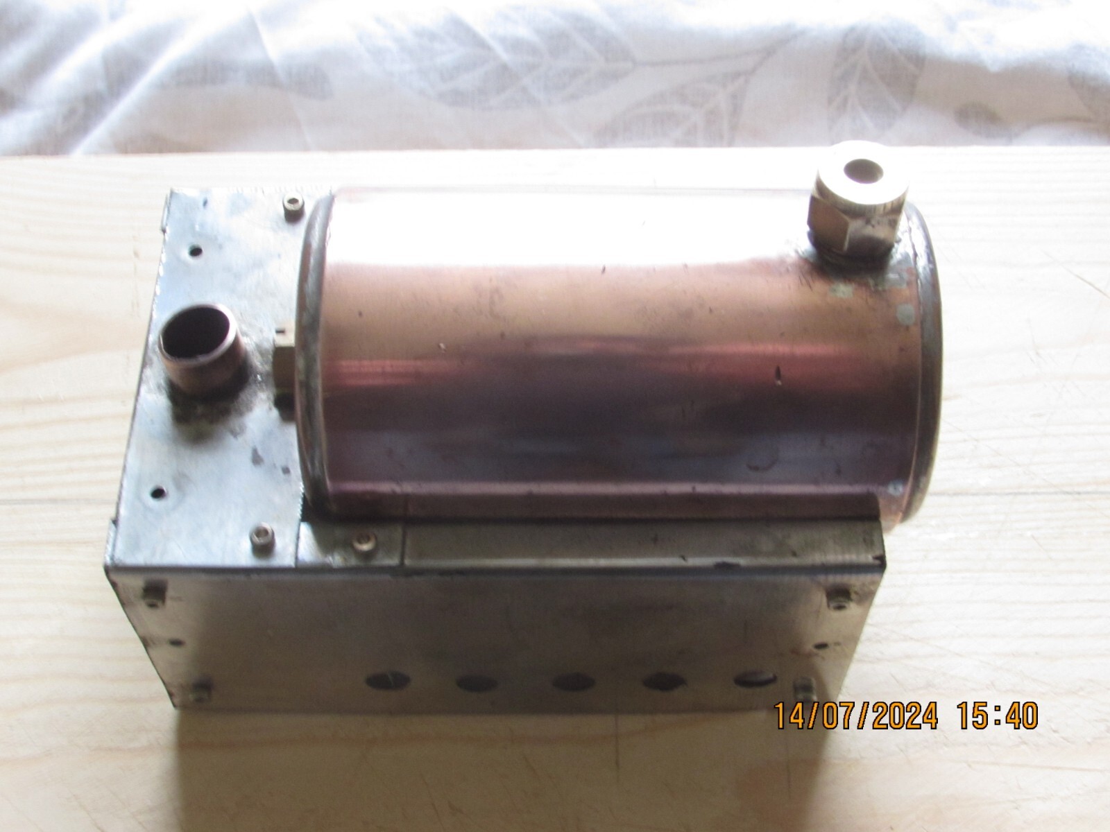 LIVE STEAM MODEL BOILER, SCRATCH BUILT. | eBay