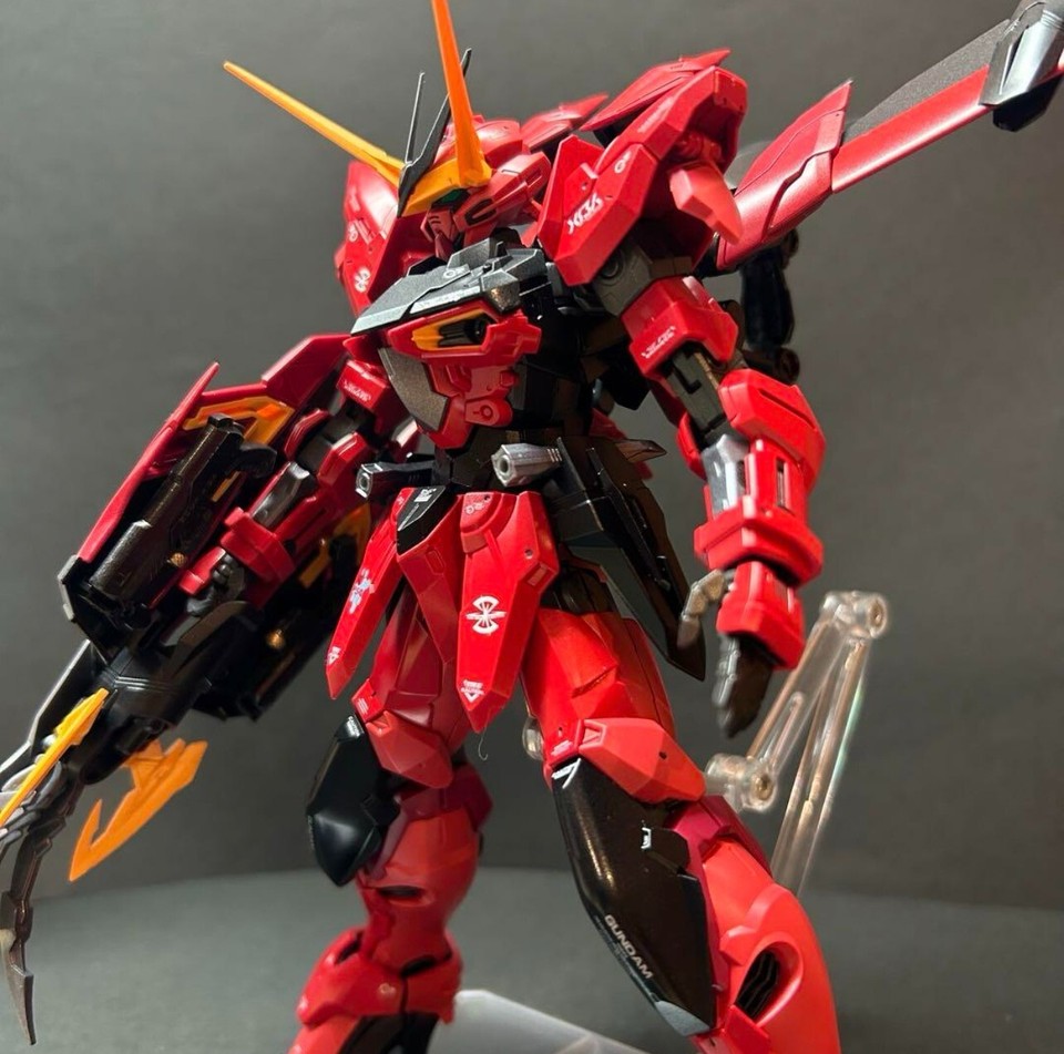 Gunpla Bandai MG 1/100 TESTAMENT GUNDAM Built & Painted 662573425e | eBay
