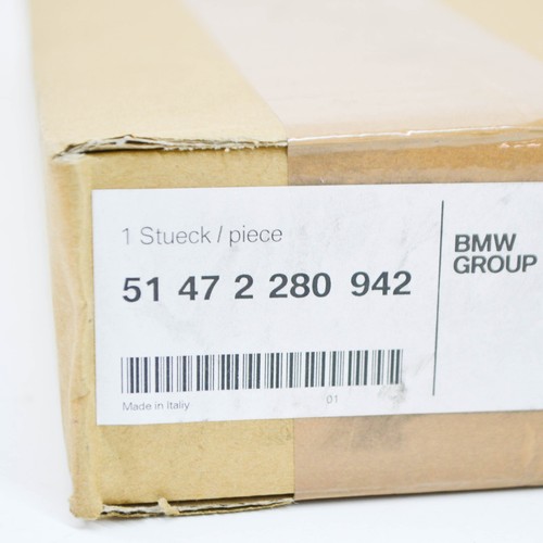 NEW BMW 5 F10 FOOTREST M PERFORMANCE STAINLESS STEEL 51472280942 2015 ...