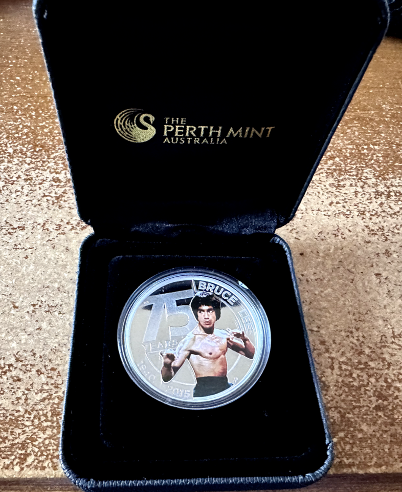 2015 Tuvalu Bruce Lee 1 oz Pure Silver Proof Coin with COA | eBay