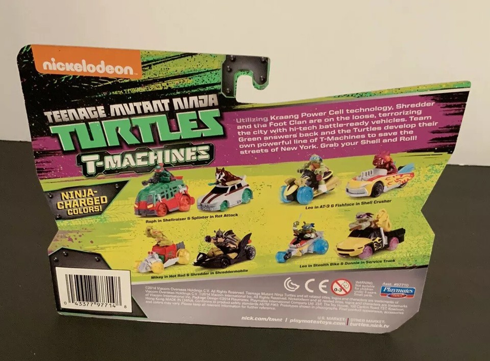 Teenage Mutant Ninja Turtles T Machines Leo in AT-3 Fishface in Shell ...