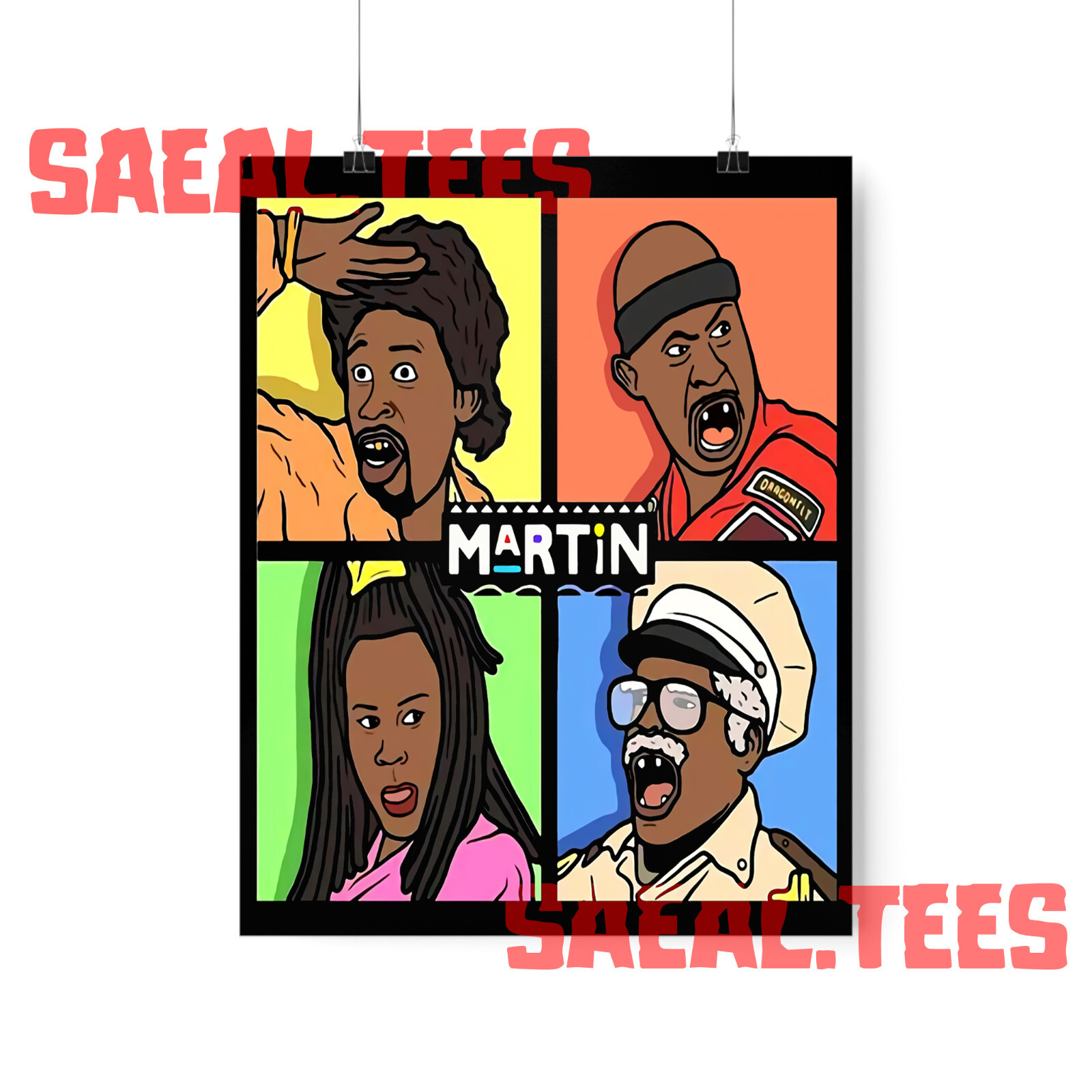 Martin TV Show SitCom Cartoon Style Movie Poster Size 16" x 20" | eBay