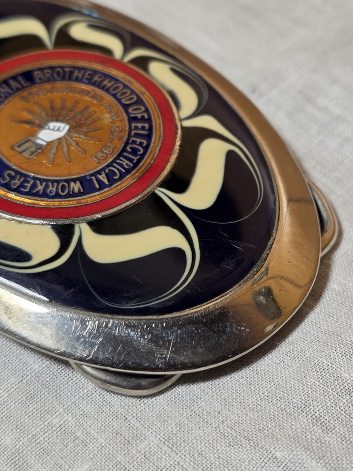 Vintage IBEW International Brotherhood of Electrical Workers Belt ...