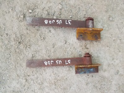 Unstyled John Deere 1937 A Tractor JD foot brake lock latch brackets ...