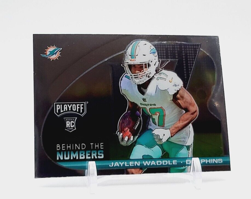 Jaylen Waddle ROOKIE CARD "Behind the Numbers" 2021 Panini Playoff #BTN ...